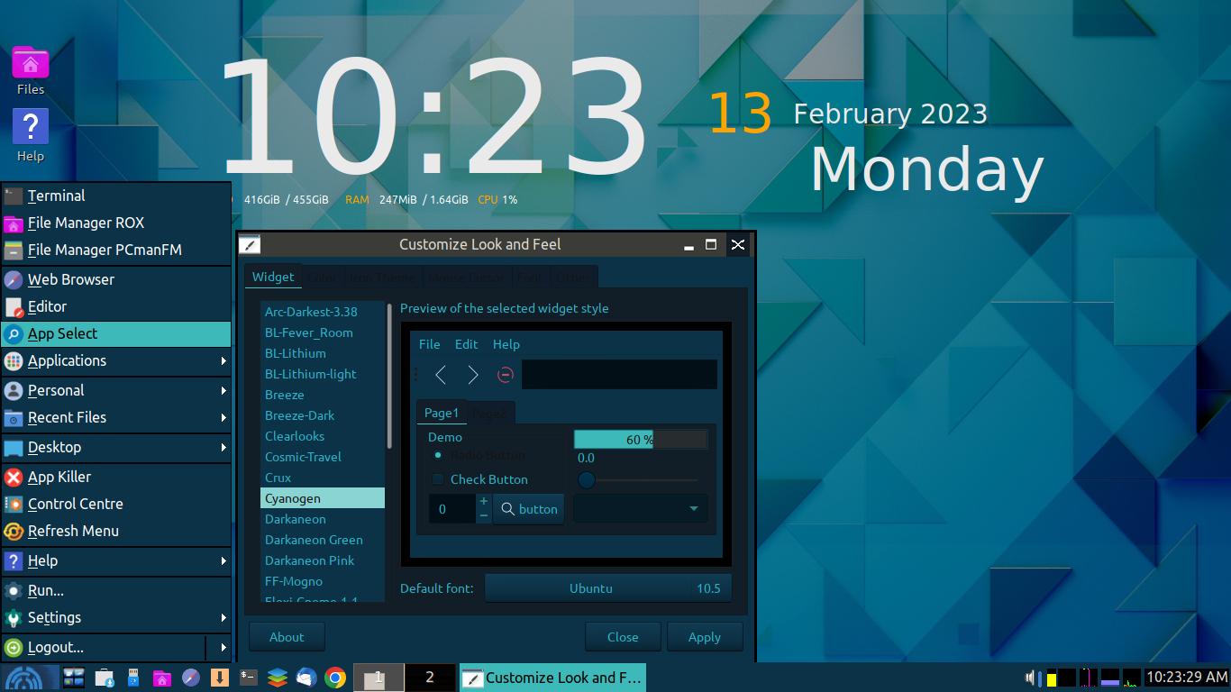 Linux operating system for low resource and older Laptops and Desktops.