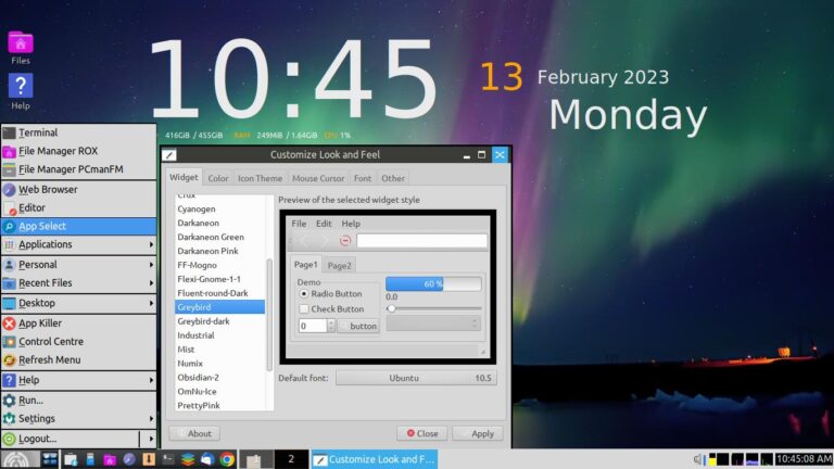 Linux operating system for low resource and older Laptops and Desktops.