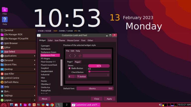 Linux operating system for low resource and older Laptops and Desktops.